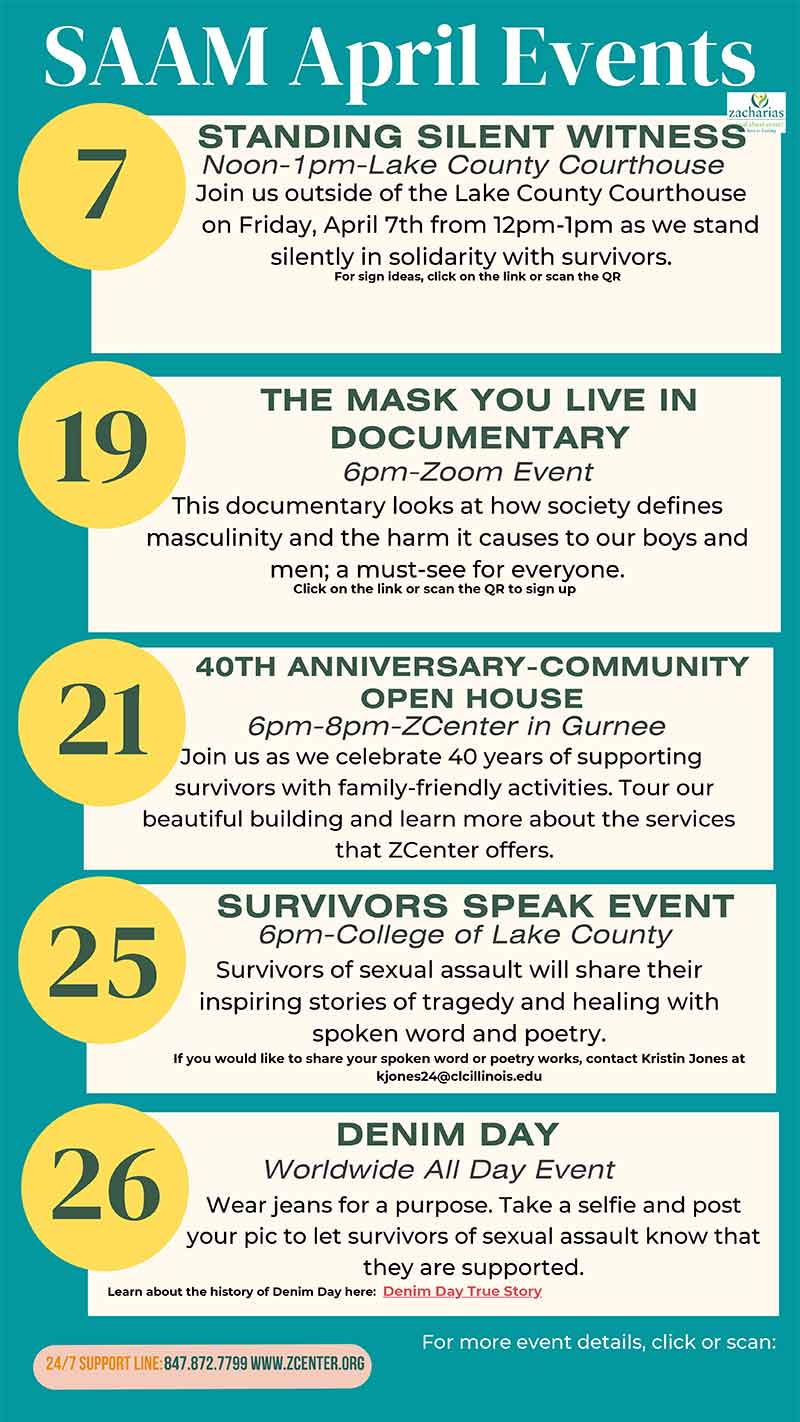 SAAM April Events – Zacharias Sexual Abuse Center | ZCenter
