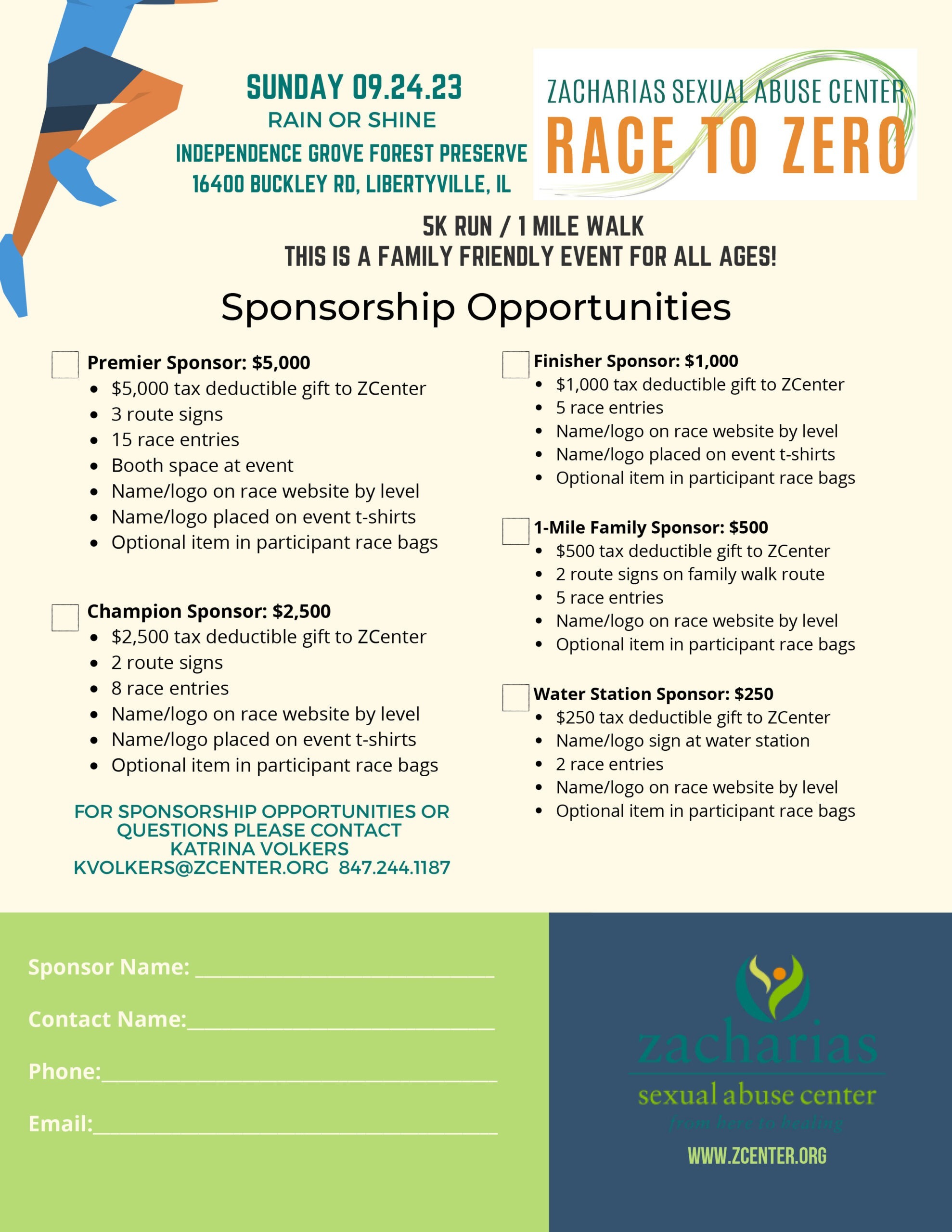 ZCenter’s Race to Zero – Zacharias Sexual Abuse Center | ZCenter